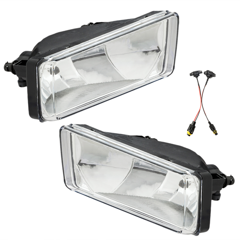 Clear Bumper Fog Light Lamps PAIR For 07-13 Chevy Silverado 1500 2500 ...