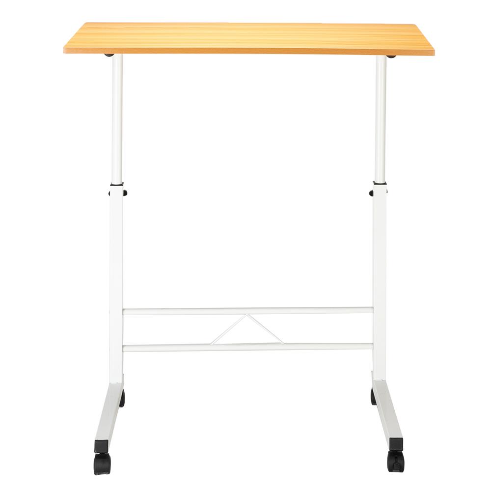 Height Adjustable Laptop Table Computer Desk Sofa Bed Stand Rolling ...