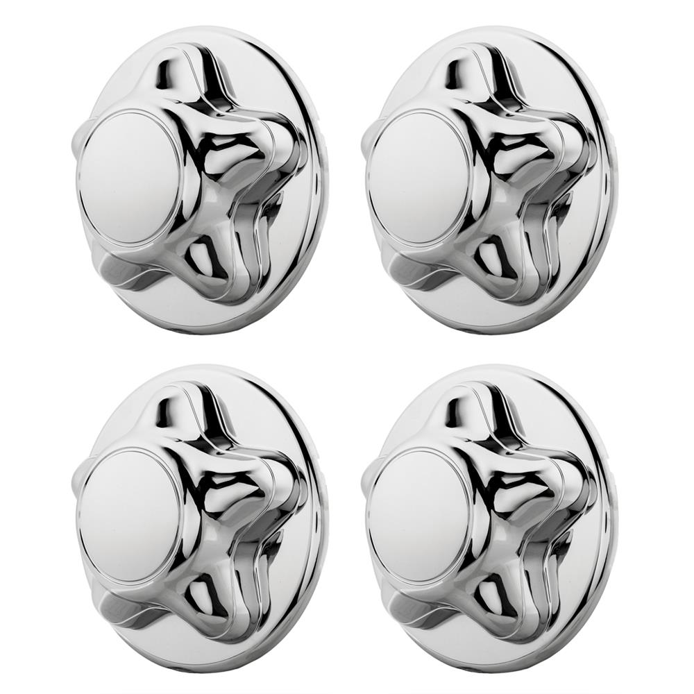 4 Pcs Set For Ford F-150 Chrome Wheel Center Hub Caps Rim Covers 5 Lug ...