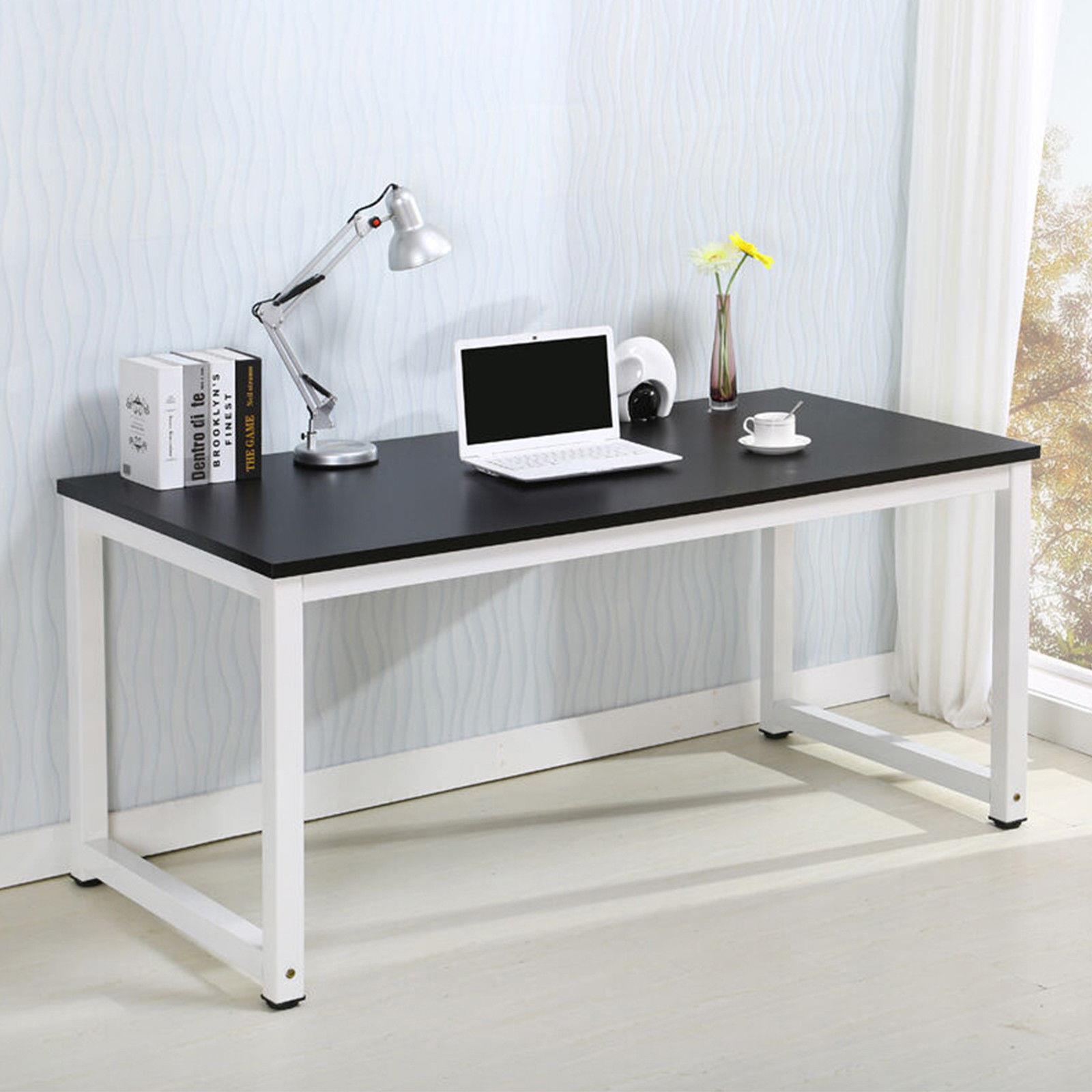 Computer Study Student Desk Laptop Table Sturdy Home Office Furniture ...