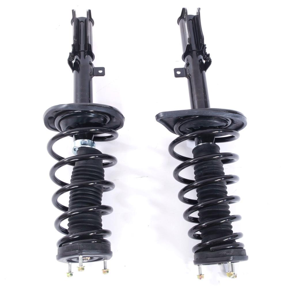 New Pair Complete Rear Left & Right Struts Shock Coil Spring Assembly ...