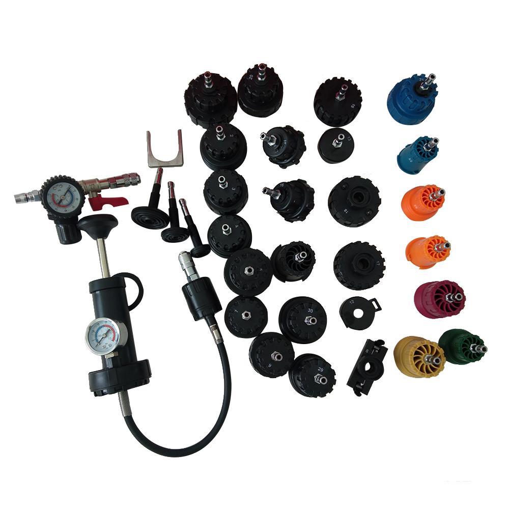33 PCS Radiator Pressure Tester Kit Coolant Vacuum Type Cooling System ...