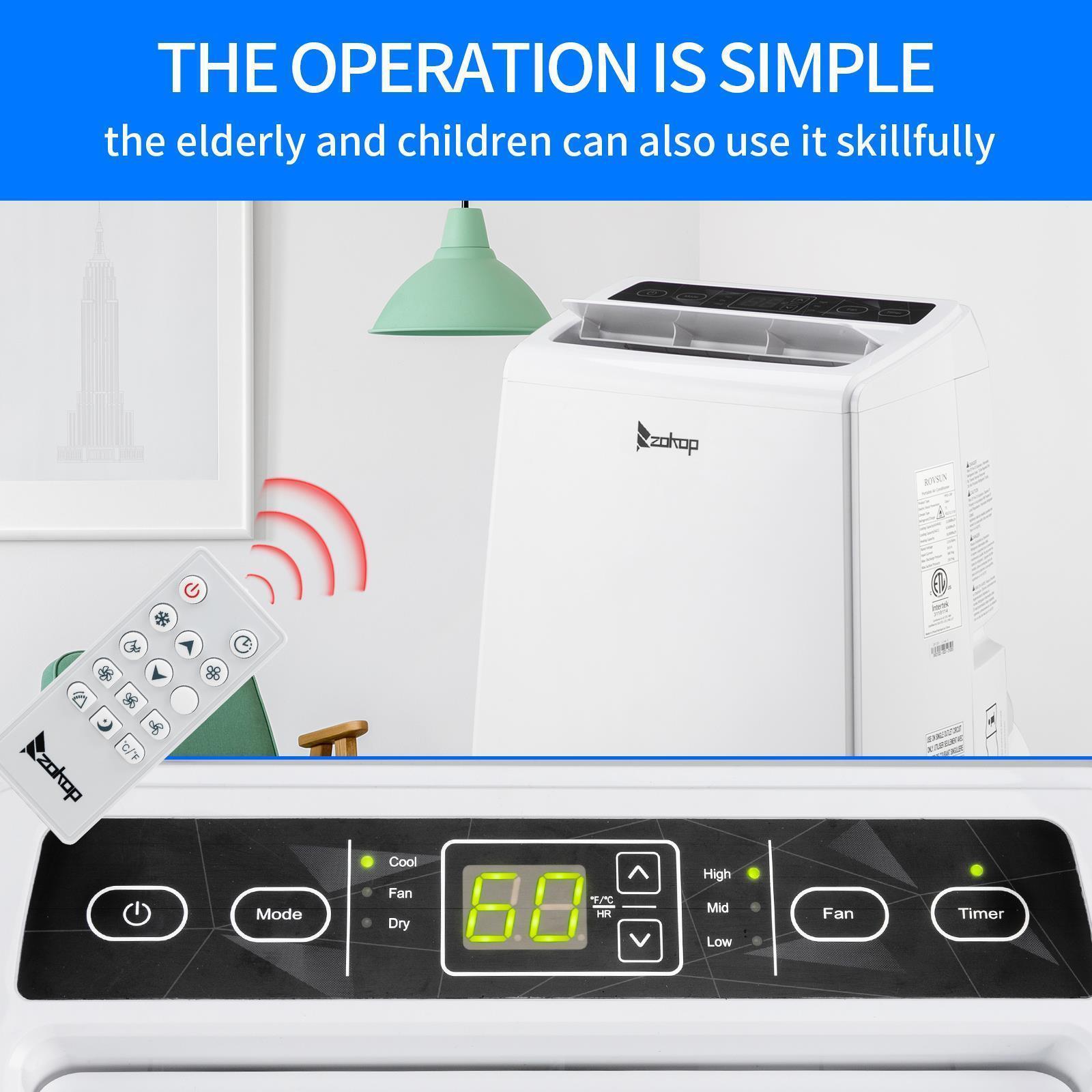 Купить Портативные кондиционеры ZOKOP 12000 BTU Portable Air ...