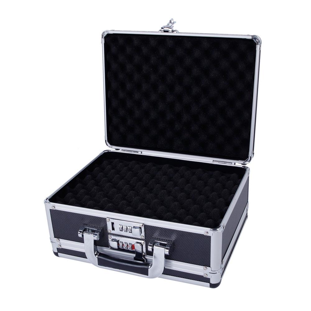 Aluminum Framed Gun Carry Case Handgun Pistol Hard Box Gun Storage Case ...