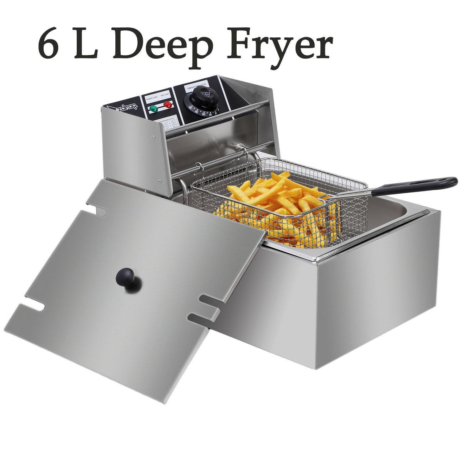 10L/12L/20L/22L/24L Commercial Electric Deep Fryer Fat Chip Stainless ...