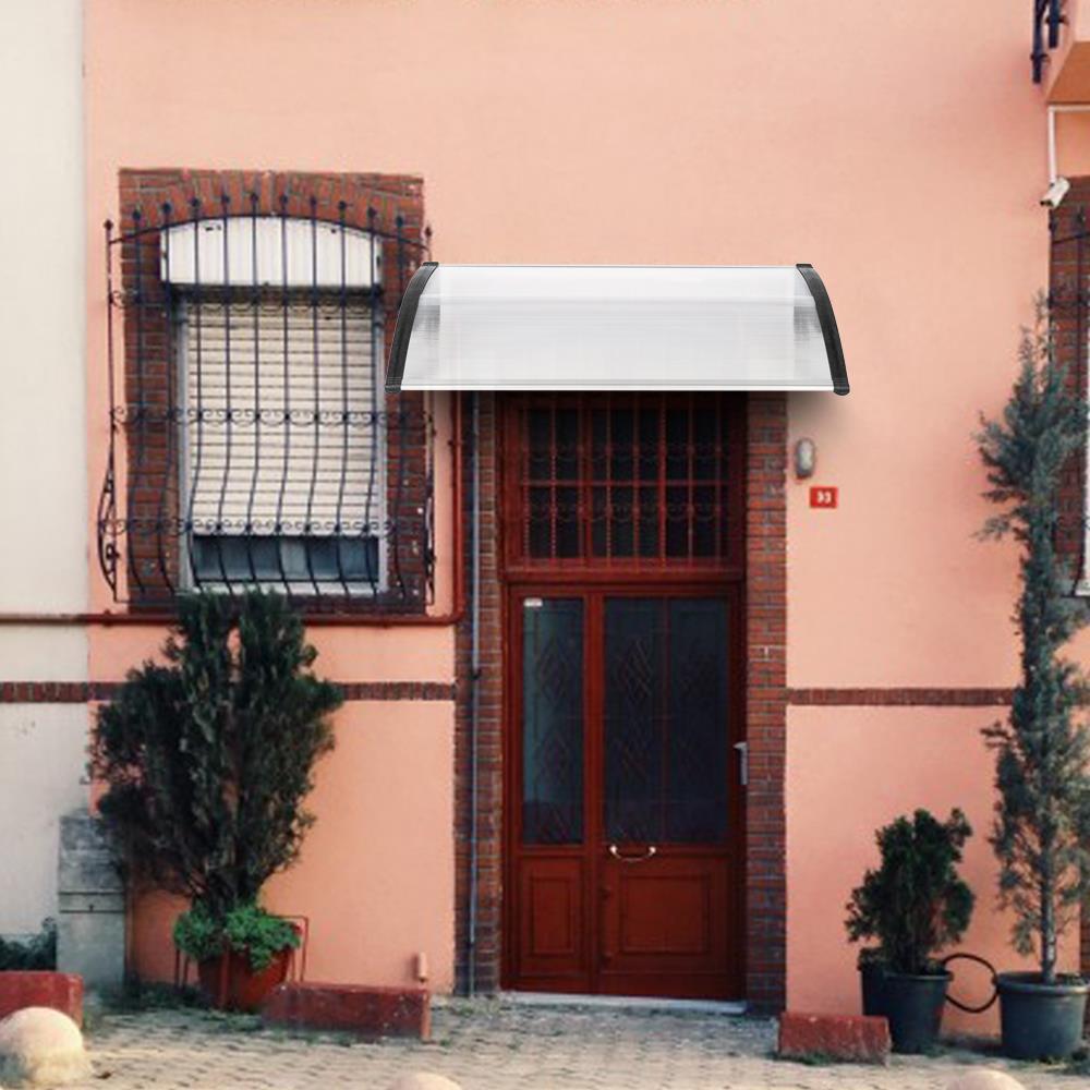 Outdoor Window Door Canopy Fixed Awning Porch UV Water Rain Cover 120 ...