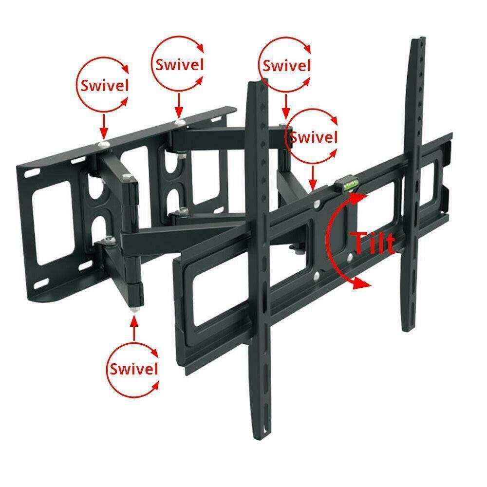 Tilt & Swivel TV Wall Bracket Mount For Samsung LG 32 46 49 50 55 60 65 ...
