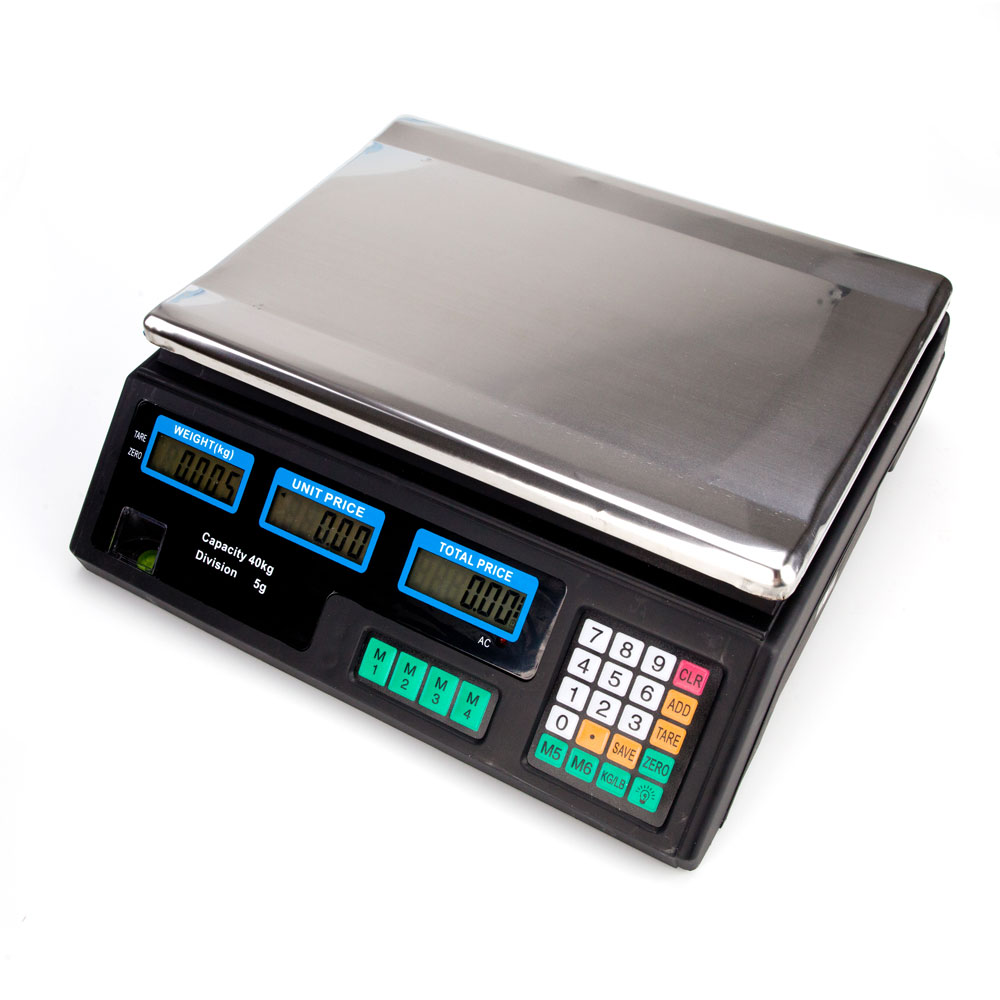40Kg Digital Pricing Scale Electronic Price Computing Weight Shop ...
